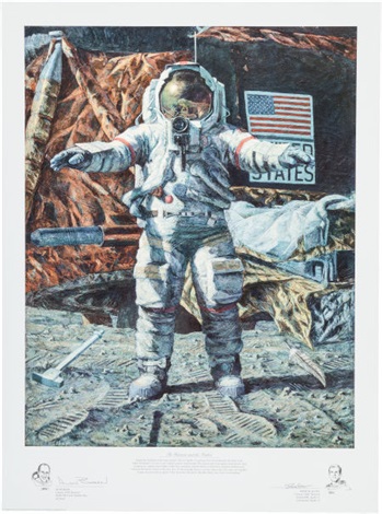The hammer and the feather by NASA and Alan Bean on artnet
