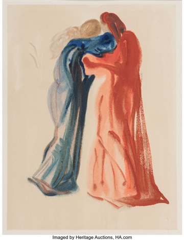 Purgatory Canto 29, from The Divine Comedy by Salvador Dalí on artnet