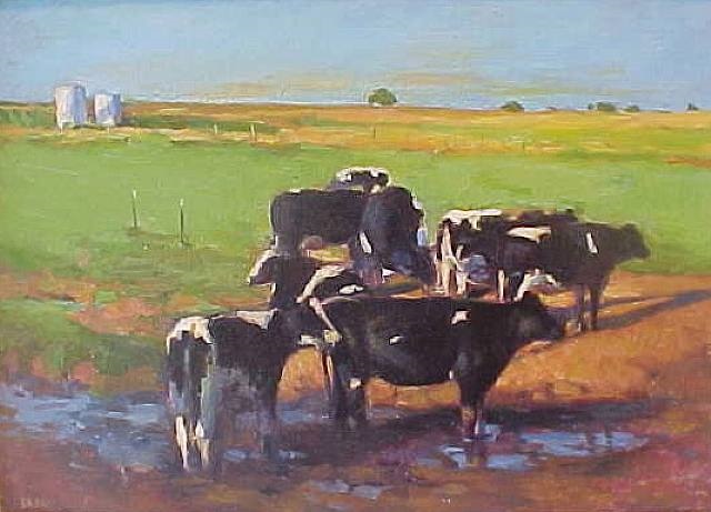 Eight Cows by Stephen Brown on artnet