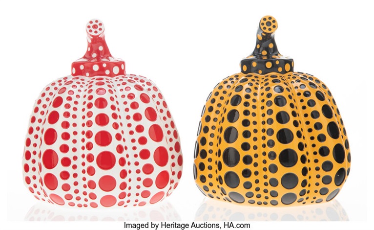Red and Yellow Pumpkin two works by Yayoi Kusama on artnet