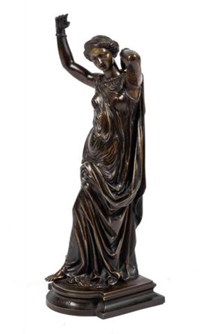 A classical female figure, 19th century, France by Jean Jacques Pradier ...