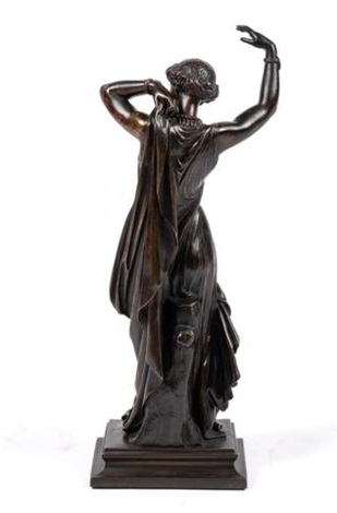A classical female figure, 19th century, France by Jean Jacques Pradier ...