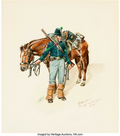 First Regiment Mounted Rifles by Don Troiani on artnet