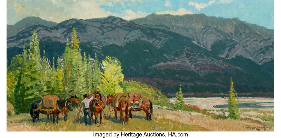Packing the Athabasca by Robert Elmer Lougheed on artnet