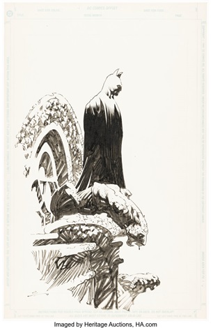 Tom Grindberg - Batman Illustration Original Art undated by Tom Grindberg on artnet