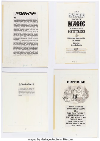 Al Jaffee The MAD Book of Magic and Other Dirty Tricks Story Page ...