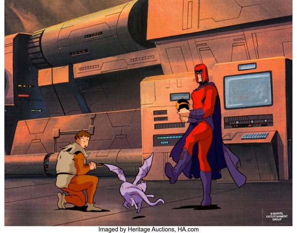 X-Men Pryde of the X-Men Magneto and Toad Production Cel Marvel, 1989 ...