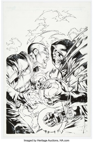 Ed Benes and Jorge Gonzalez InFAMOUS 3 Cover Original Art DC, 2011 by ...