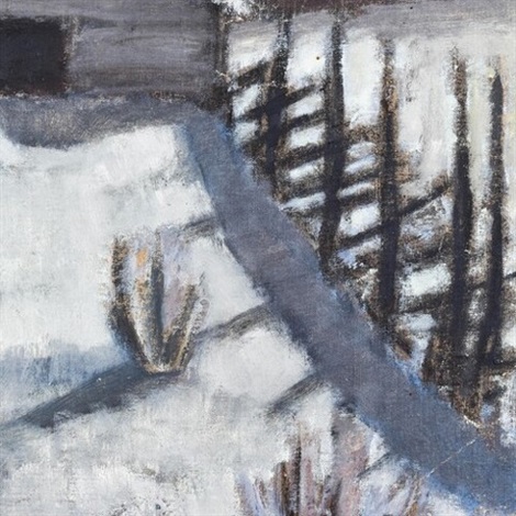 Sunset over the cottage hill. by Berta Hansson on artnet