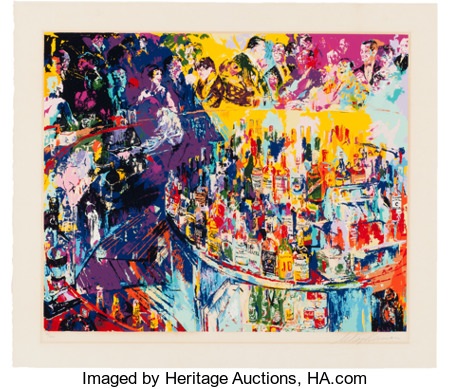 1975 Toots Shor Bar Serigraph by LeRoy Neiman by LeRoy Neiman on artnet