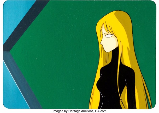 Space Pirate Captain Harlock Miime Production Cel, Master Background ...
