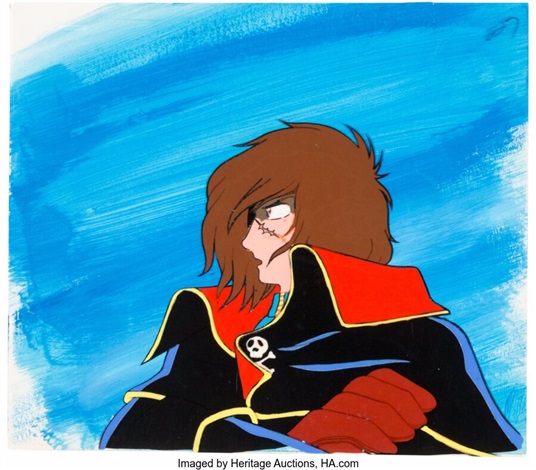 Space Pirate Captain Harlock Captain Harlock Production Cel A7 ...