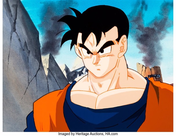 Dragon Ball Z The History of Trunks Future Gohan Production Cel with ...