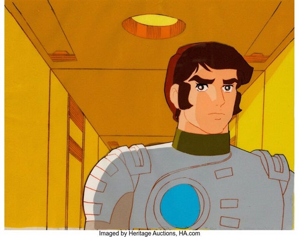 Captain Future Curtis Newton Production Cel B2A1 Toei Animation, 1978 by Toei Animation on artnet