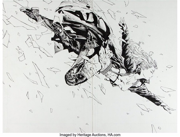 David Finch Aphrodite IX Rebirth Vol 1 1 Double Splash Pages 1 2 ...
