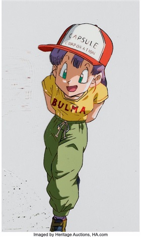 Dragon Ball Z Bulma Capsule Corporation Production Cel B-5, Matching ...