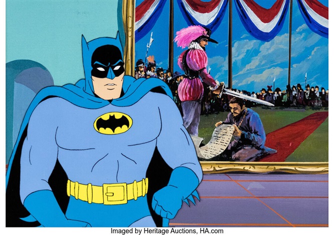 The New Adventures of Batman Batman Production Cel, Production ...