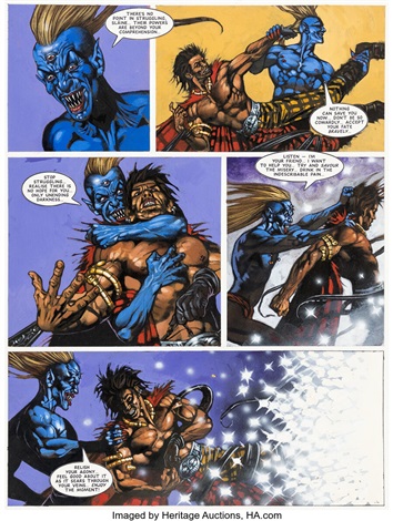 Dermot Power 2000 AD 889 Slaine The Queen Of Witches Story Page 2 ...