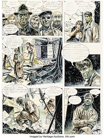 Paolo Serpieri Druuna Morbus Gravis 1 Story Page 49 Original Art ...