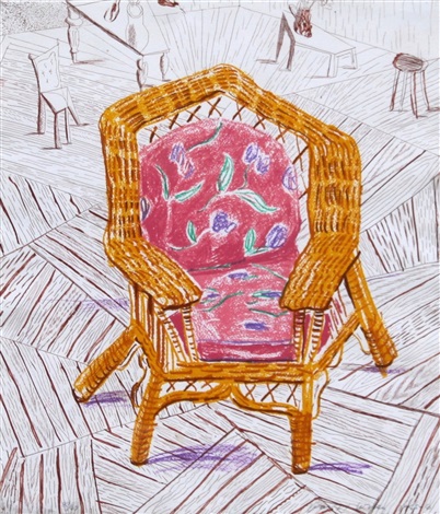 Number one chair from Moving focus series by David Hockney on artnet