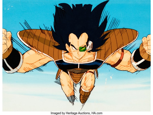 Dragon Ball Z Season 1 Episode 3 Raditz Production Cel 510 with Painted ...