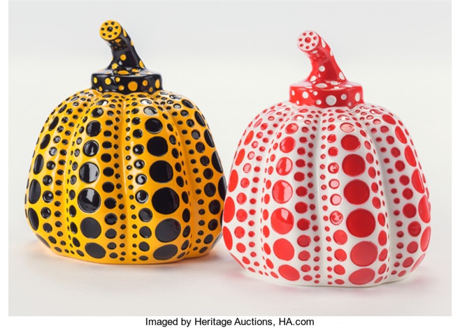 Red and Yellow Pumpkin by Yayoi Kusama on artnet