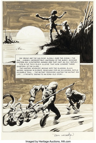 Bernie Wrightson Badtime Stories Story Page 4 The Last Hunters Original ...