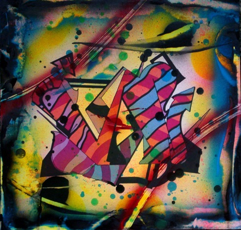 Graffiti Letter N Wildstyle