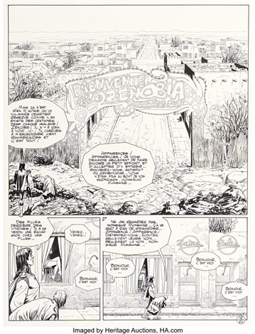 Julio Ribera Le Vagabond des Limbes, Muskie, encore, et toujours... 24 Story Page 12 Original ...