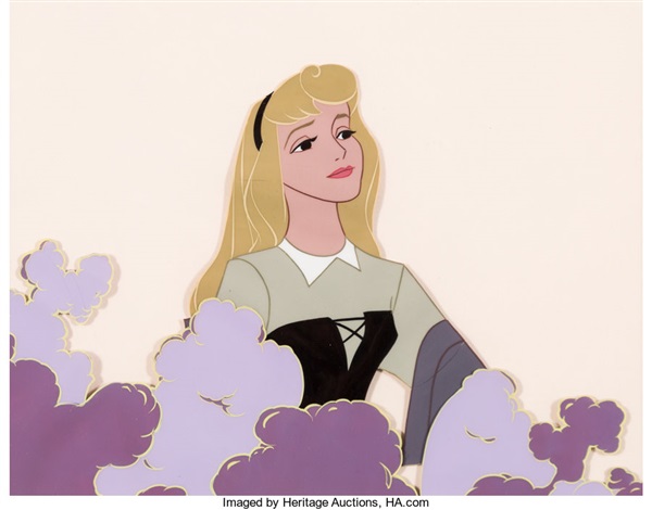 Sleeping Beauty Briar Rose Production Cel Walt Disney 1959 By Walt