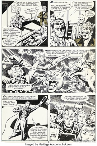 Don Perlin Ghost Rider Vol 2 37 Page 3 Original Art Marvel, 1979 by Don Perlin on artnet