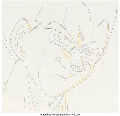 Dragon Ball Z Vegeta Douga A10 Toei Animation, c. 1989-96 by Toei ...