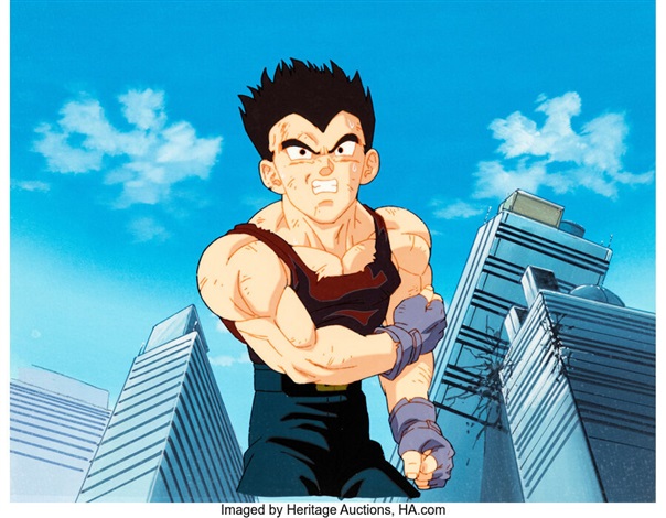 Dragon Ball GT Vegeta Production Cel A16 END with Genga and Matching ...