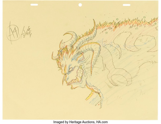 One Piece Douga, Genga of 10 Toei Animation, 2005. ... Total 10 ...