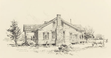 The Menard House, Galveston and Anson Jones House, Old Washington two ...