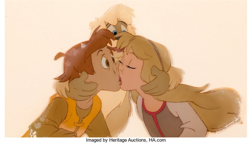 Eilonwy And Taran Kiss
