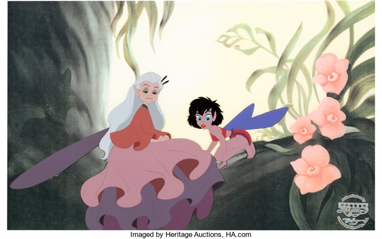 FernGully, The Last Rainforest Crysta and Magi Lune Production Cel with ...