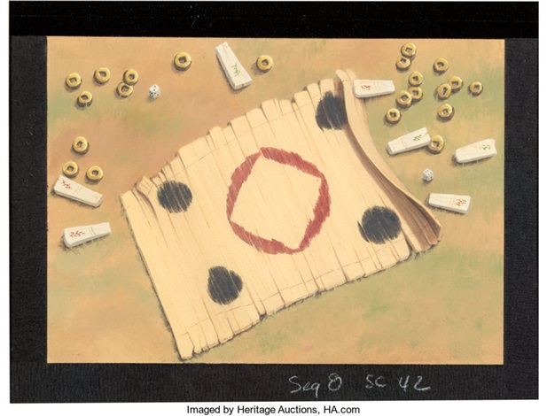 Mulan Original Hand-Painted Background Color Key Walt Disney, 1998 by ...