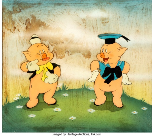 The Practical Pig Fifer and Fiddler Pig Production Cel Courvoisier ...