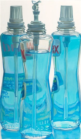 Windex Bottles by Janet Fish on artnet