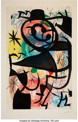 Le Pitre rose by Joan Miró on artnet