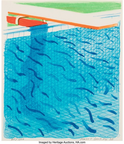 Paper Pools by David Hockney on artnet