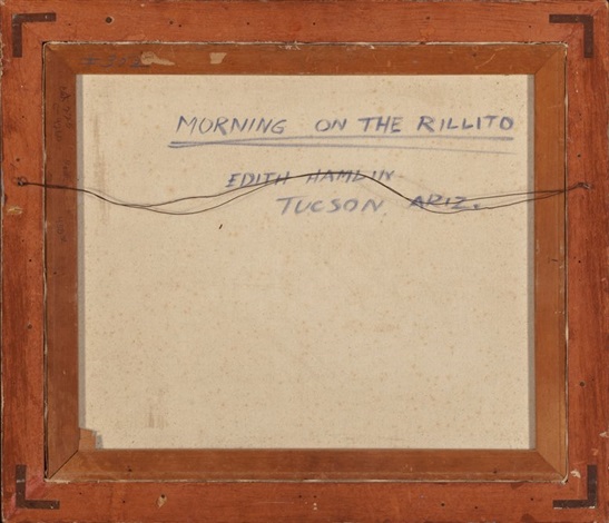 Morning on the Rillito, Arizona by Edith Anne Hamlin on artnet