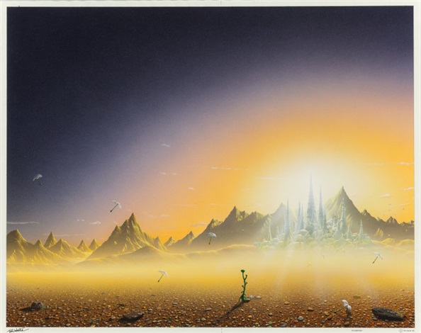 Foundation, paperback cover by Tim White on artnet