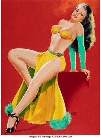 On a Pedestal, Titter magazine cover by Peter Driben on artnet