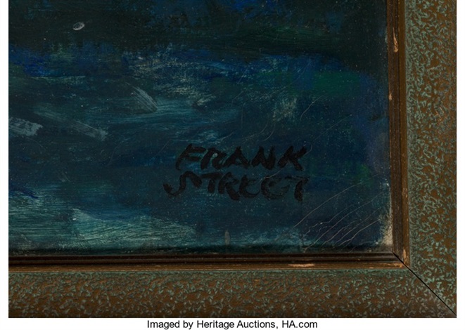 The Midlander, probable interior illustration by Frank Street on artnet