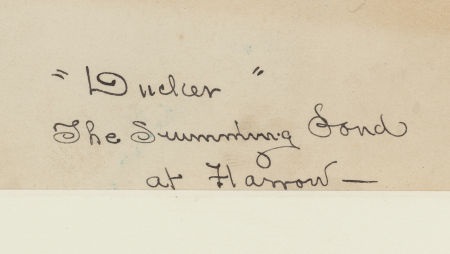 Ducker The Swimming Pond at Harrow by Joseph Pennell on artnet