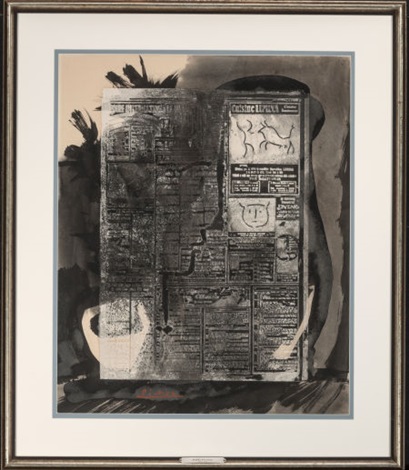 Collage with Stick Figures-Journal au profil by Pablo Picasso on artnet