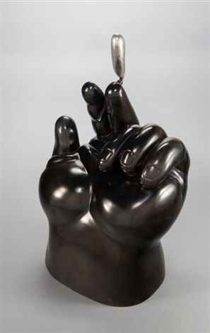 Hand with Cigarette by Fernando Botero on artnet