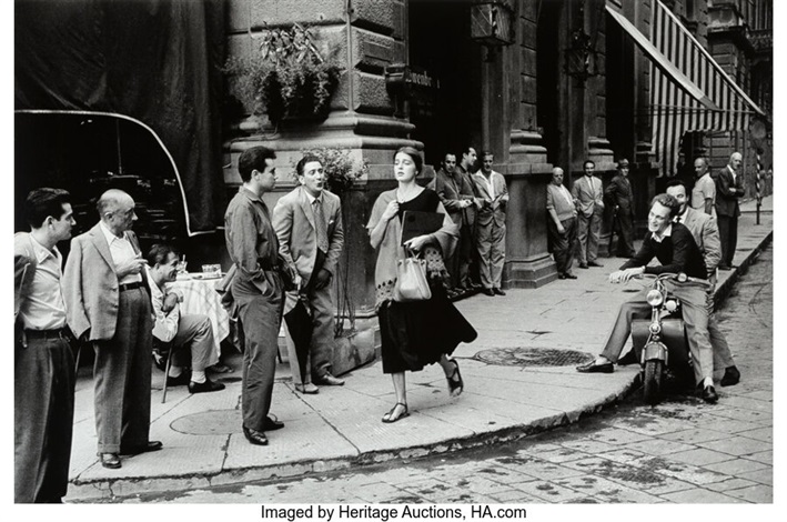 American Girl in Florence, Italy by Ruth Orkin on artnet